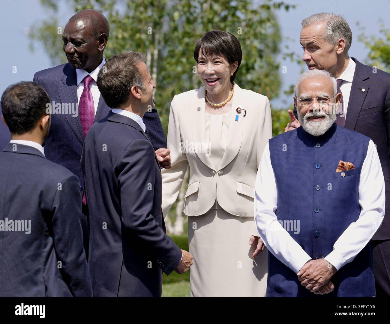 Leaders of each country including Japanese Prime Minister Sanae ...