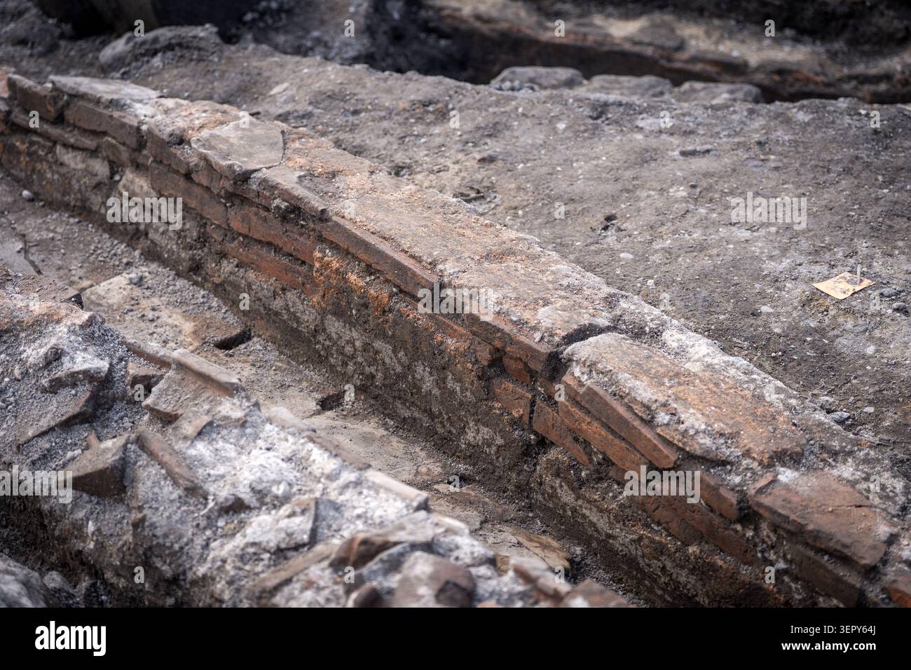 NIJMEGEN - Excavations at the site where a large part of a Roman ...