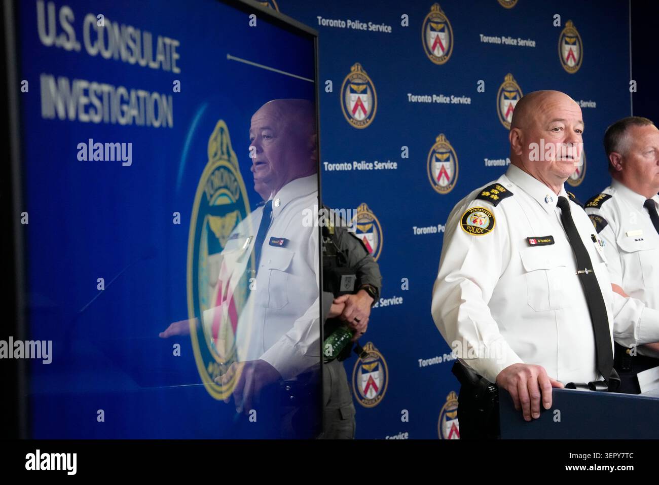 Toronto, Canada. 16th June, 2026. Toronto Police Chief Myron Demkiw ...