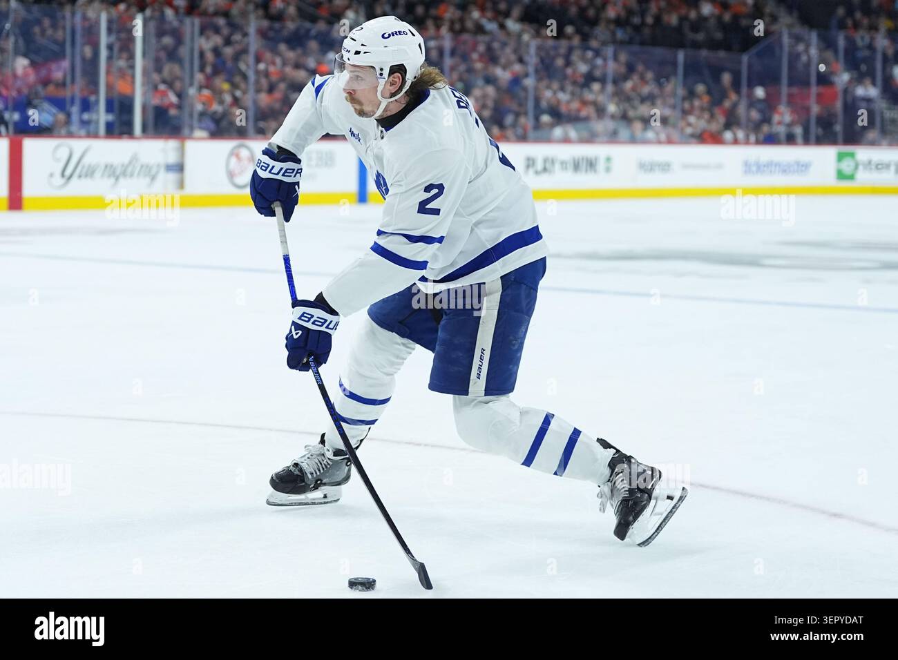 FILE - Toronto Maple Leafs' Simon Benoit plays against the Philadelphia ...