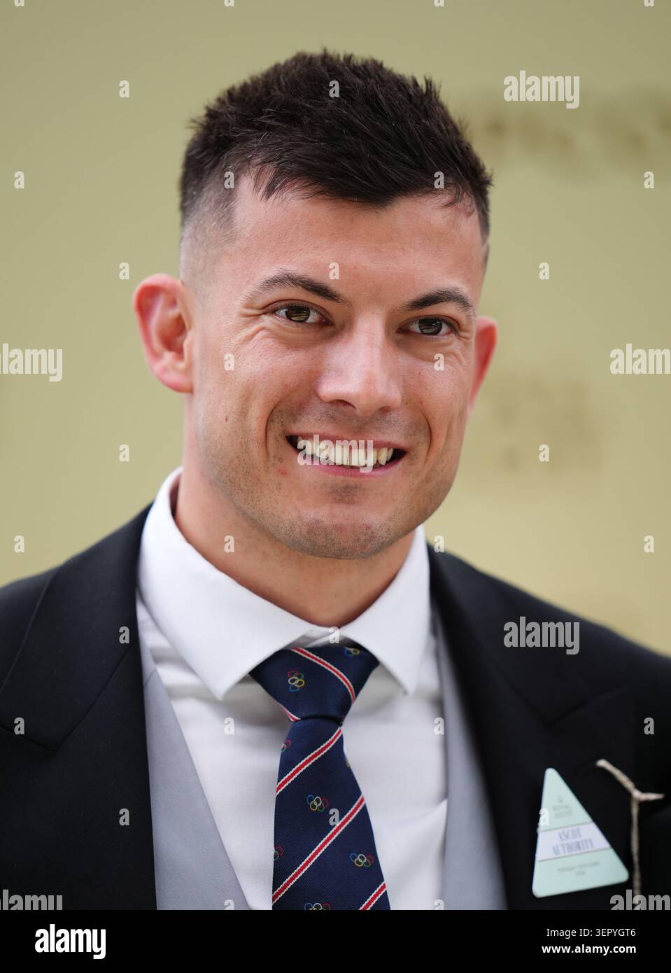 Matt Weston during the presentations after Map Of Stars won the ...