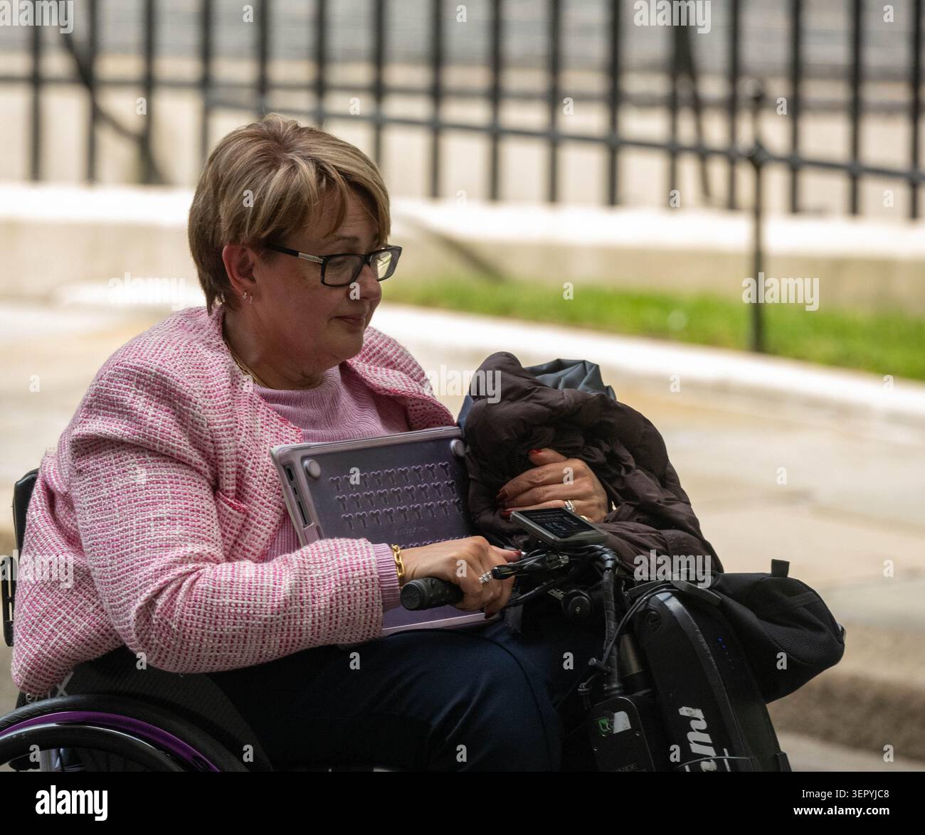 London UK 16 Jun 2026 Baroness Tanni Grey-Thompson leaves 10 Downing ...