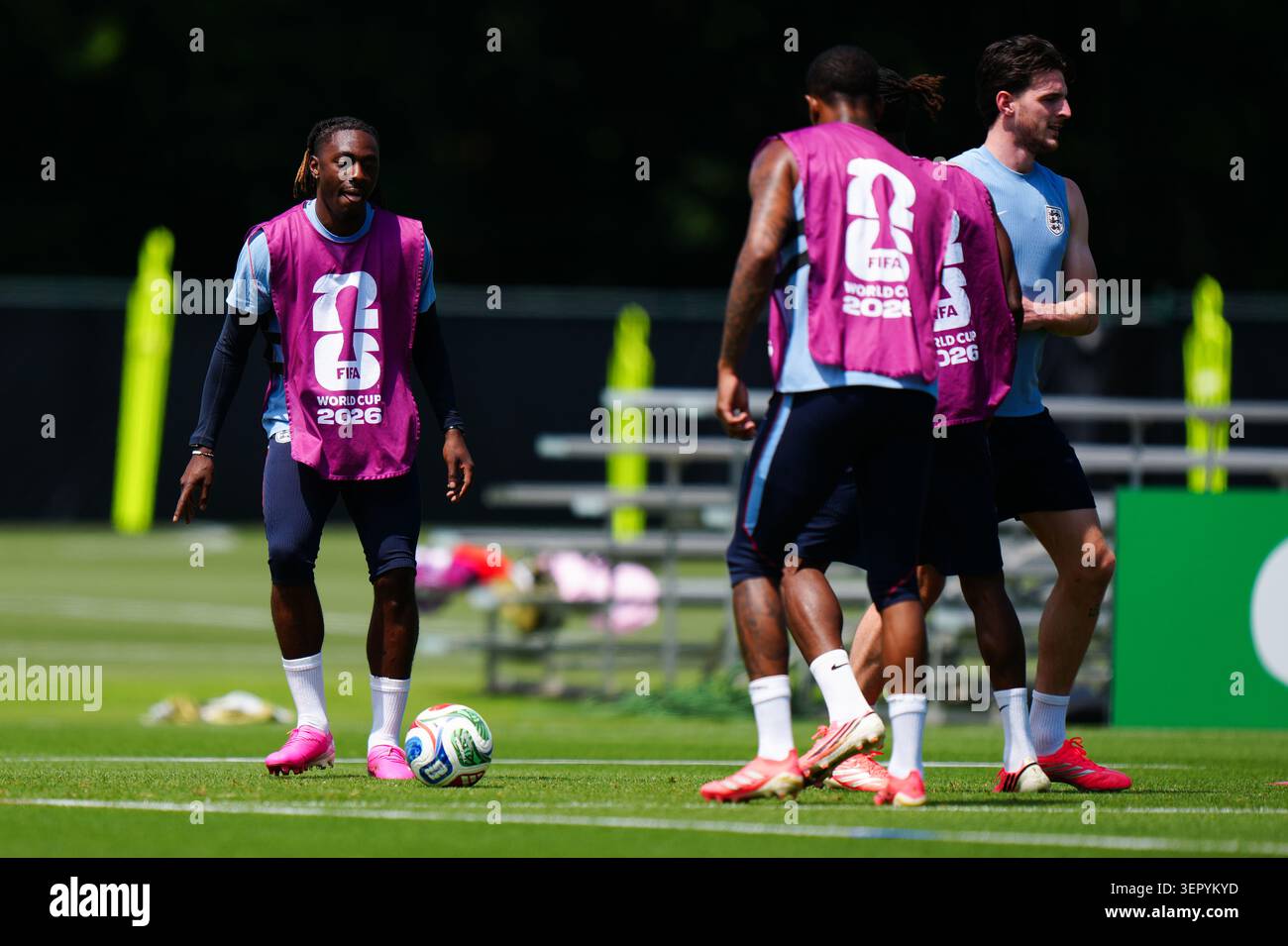 England's Eberechi Eze during a training session at Swope Soccer ...