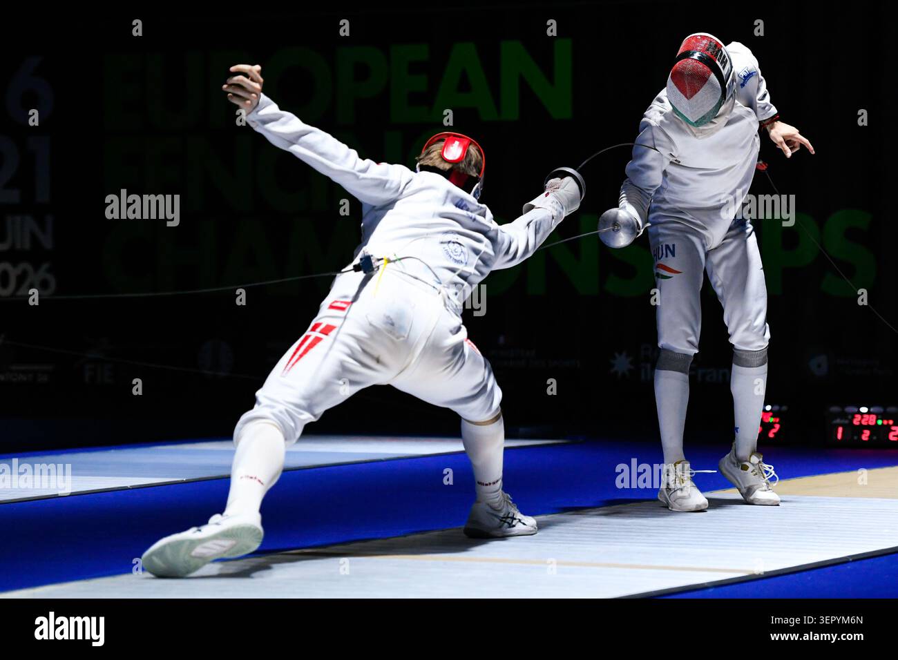 Tamas Mate KOCH of Hungary against Seibaek Conrad KONGSTAD of Denmark ...