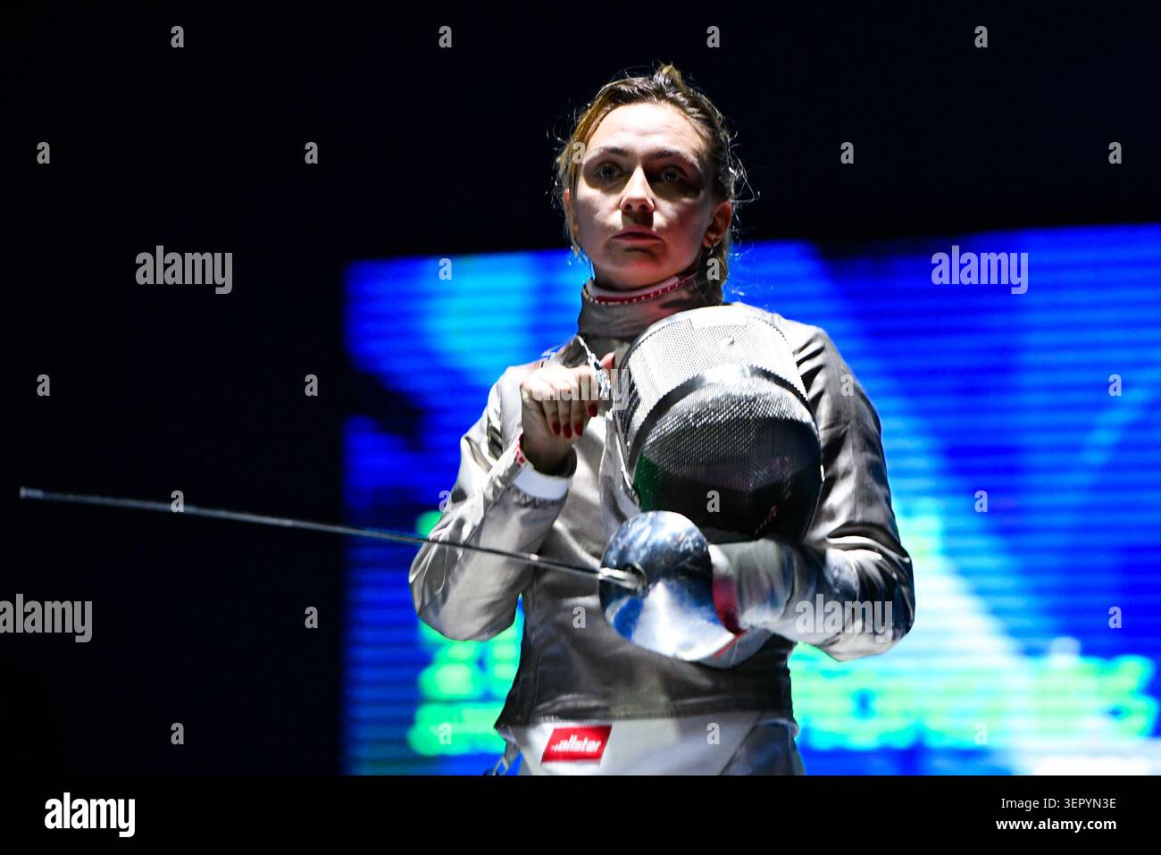 Yoana ILIEVA of Bulgaria during 2026 European Fencing Championships ...