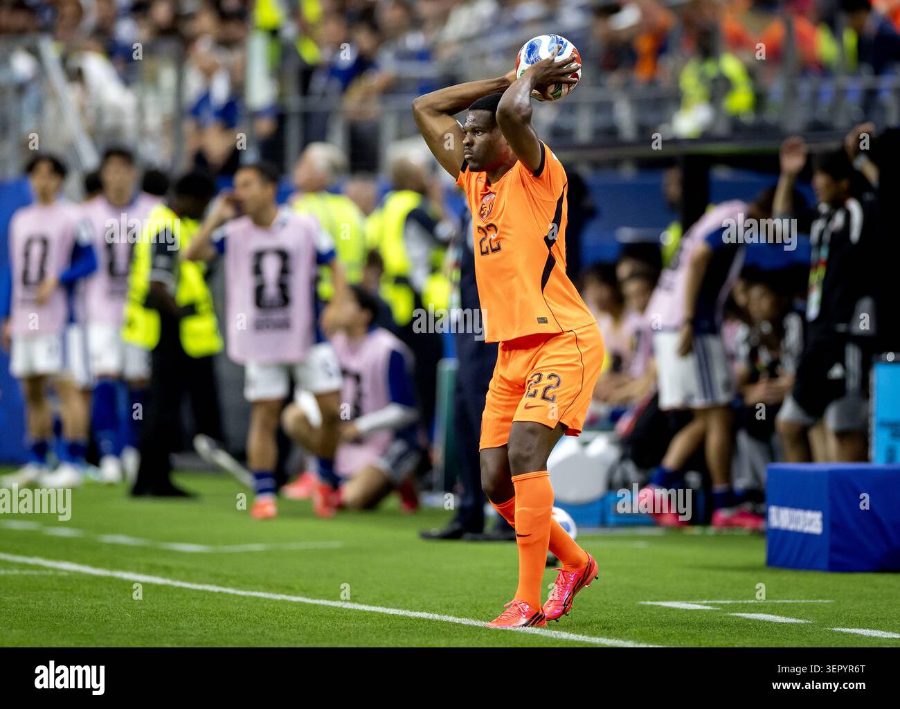ARLINGTON - Denzel Dumfries of the Netherlands during the FIFA 2026 ...