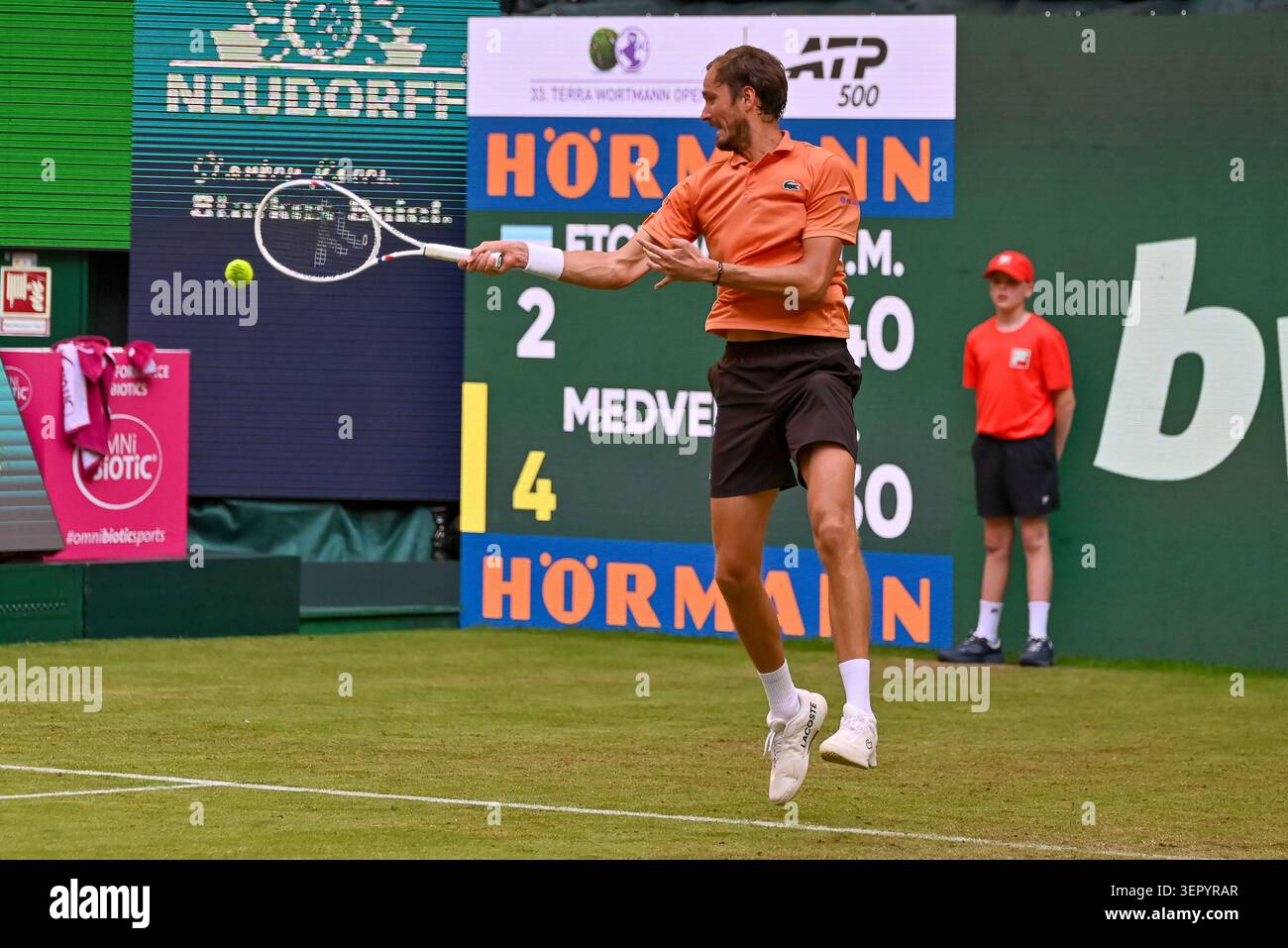Daniil Medvedev (RUS) schlaegt mit der Vorhand TERRA WORTMANN Open 2026 ...