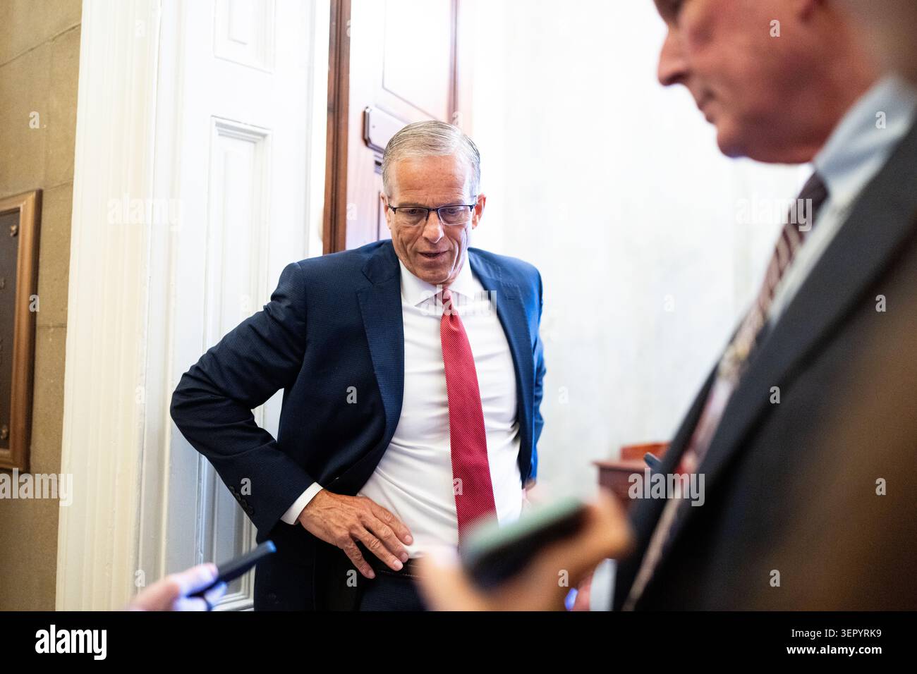 UNITED STATES - JUNE 16: Senate Majority Leader John Thune, R-S. Dak ...