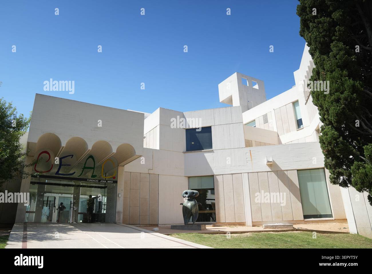 The façade of the Joan Miró Foundation, 16 June 2026, in Barcelona ...
