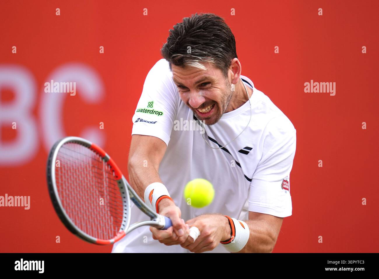 Great Britain's Cameron Norrie in action against Spain's Alejandro ...