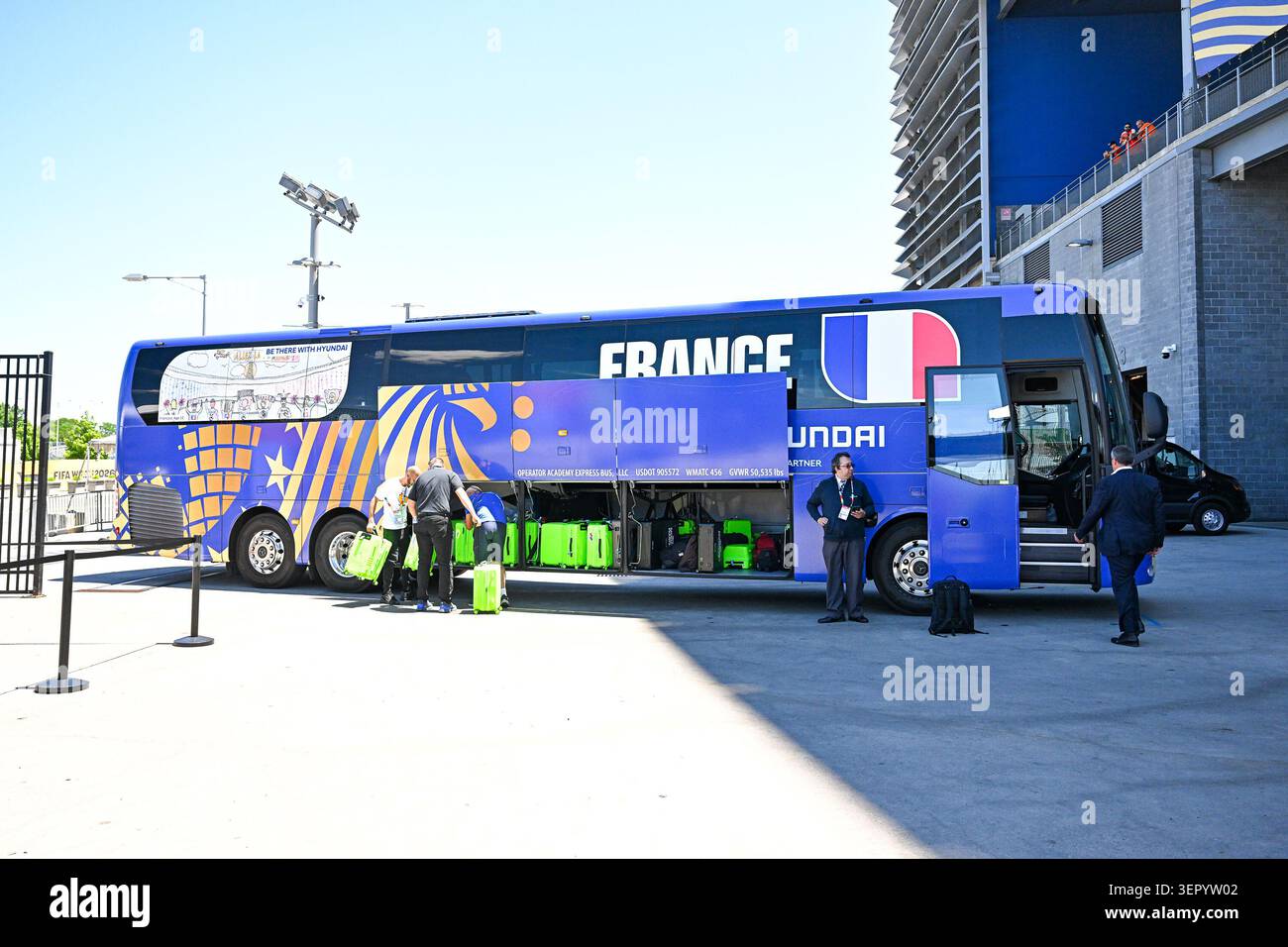 Car of Team France during the FIFA World Cup 2026, Group I match ...