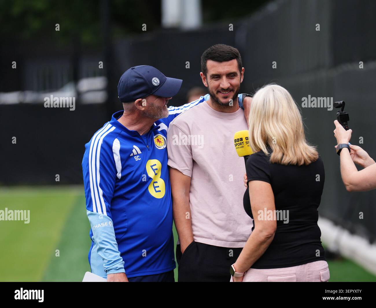 Scotland manager Steve Clarke and FC Charlotte assistant coach Gary ...