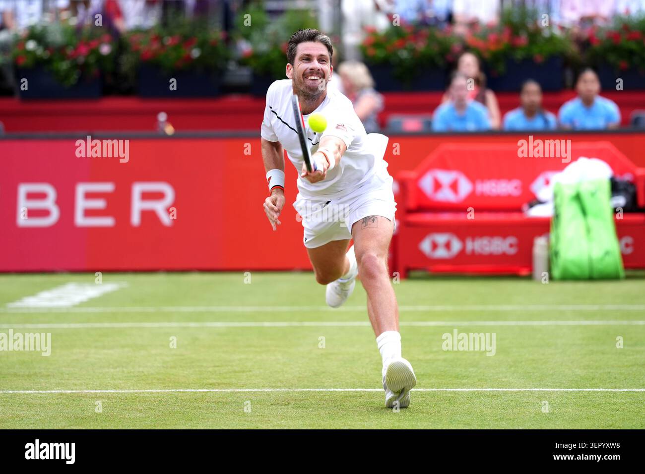 Great Britain's Cameron Norrie in action against Spain's Alejandro ...