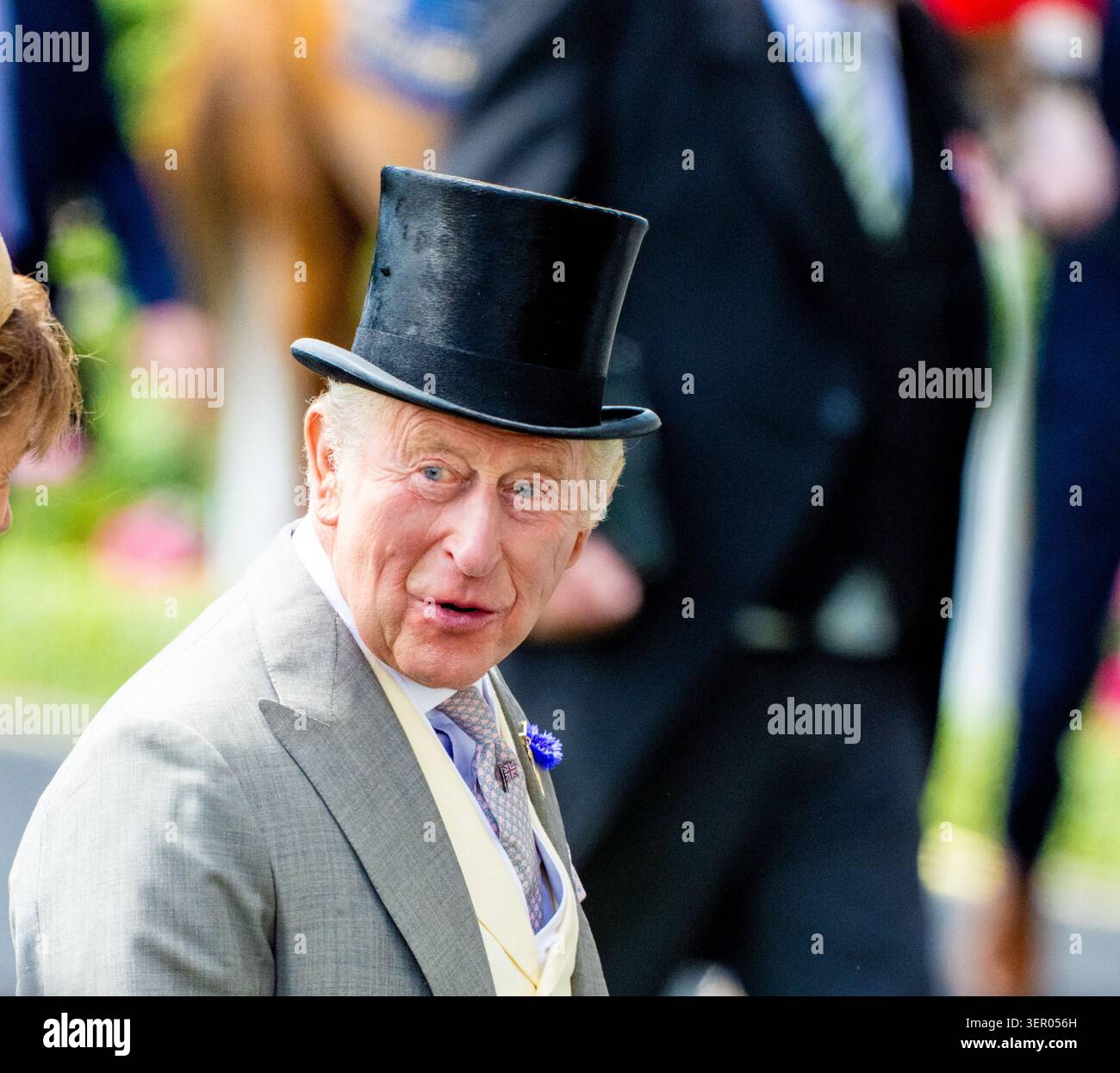 King Charles attending the first day of Royal Ascot 2026 at the Ascot ...