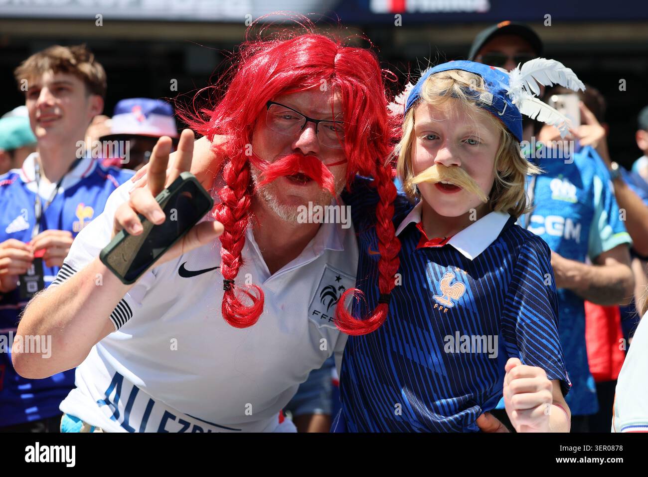 French Fans with Red hair before the FIFA World Cup 2026 Group I match ...