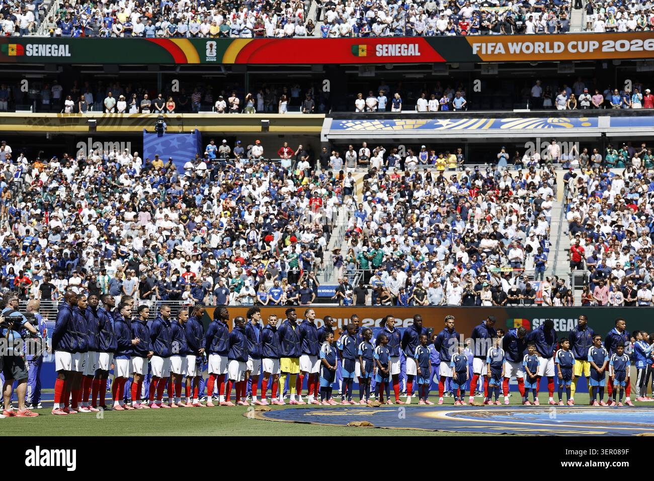 NEW JERSEY - France's line-up during the 2026 FIFA World Cup Group I ...