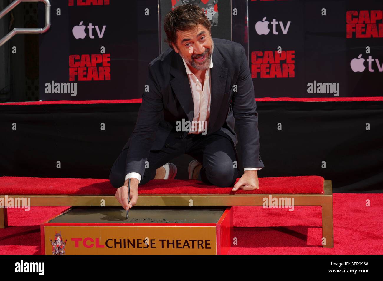 Javier Bardem is honored during his hand and footprint ceremony on ...