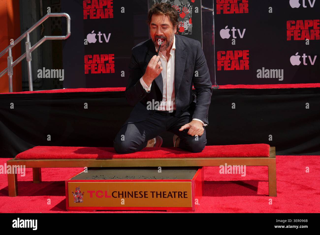 Javier Bardem is honored during his hand and footprint ceremony on ...