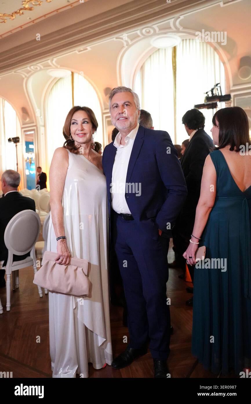 Ana Rosa Quintana attending 25 anniversary of El Confidencial in Madrid ...