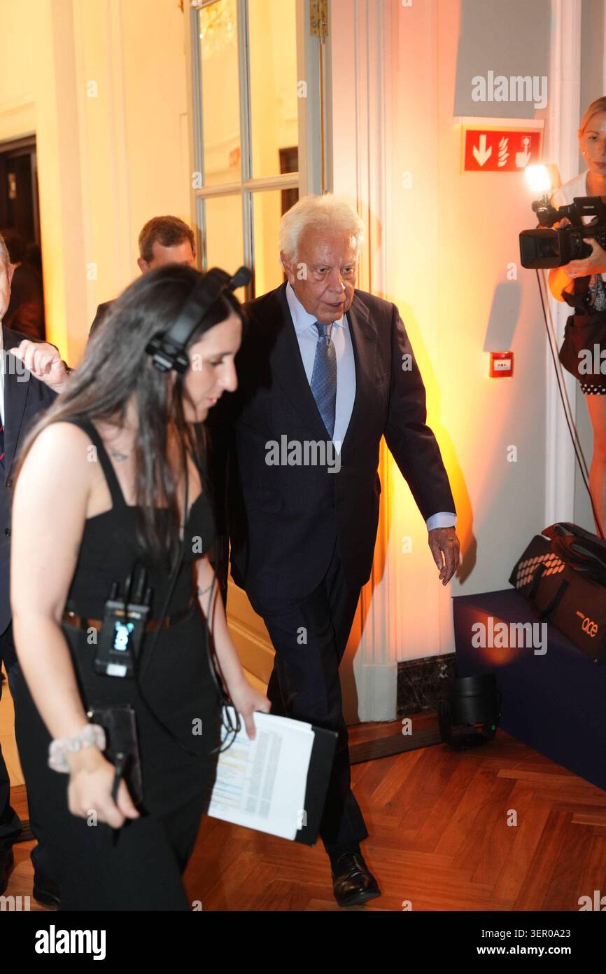 attending 25 anniversary of El Confidencial in Madrid on Tuesday, 16 ...