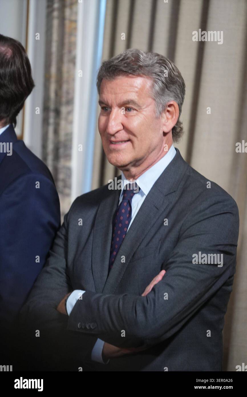 attending 25 anniversary of El Confidencial in Madrid on Tuesday, 16 ...