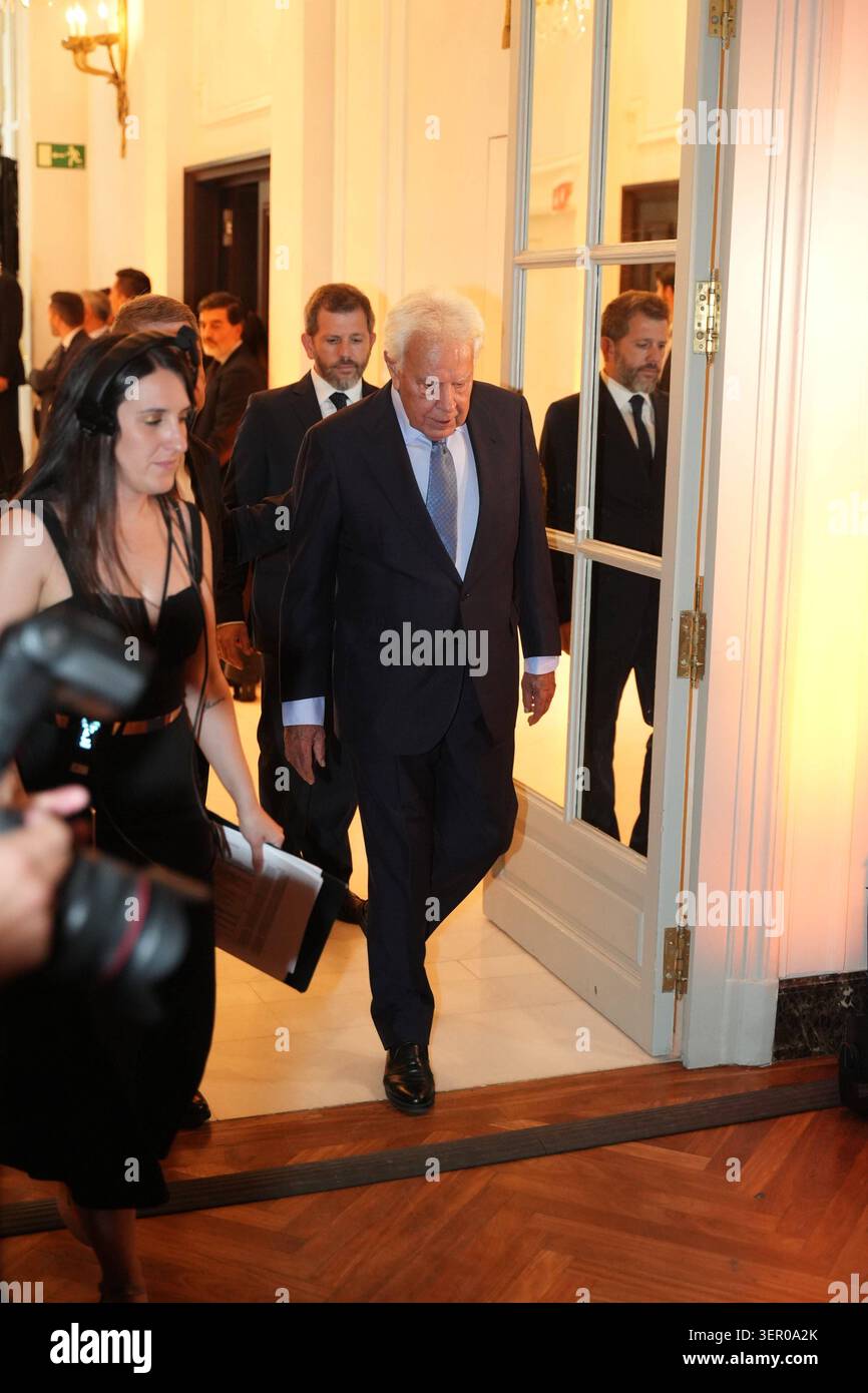 attending 25 anniversary of El Confidencial in Madrid on Tuesday, 16 ...