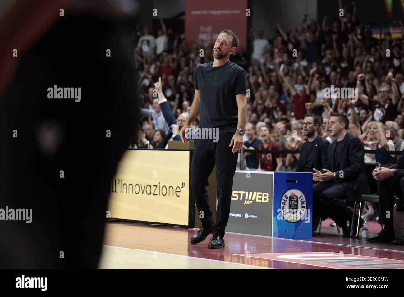 IPA85758055 - Emporio Armani Milano head coach PEPPE POETA during the ...