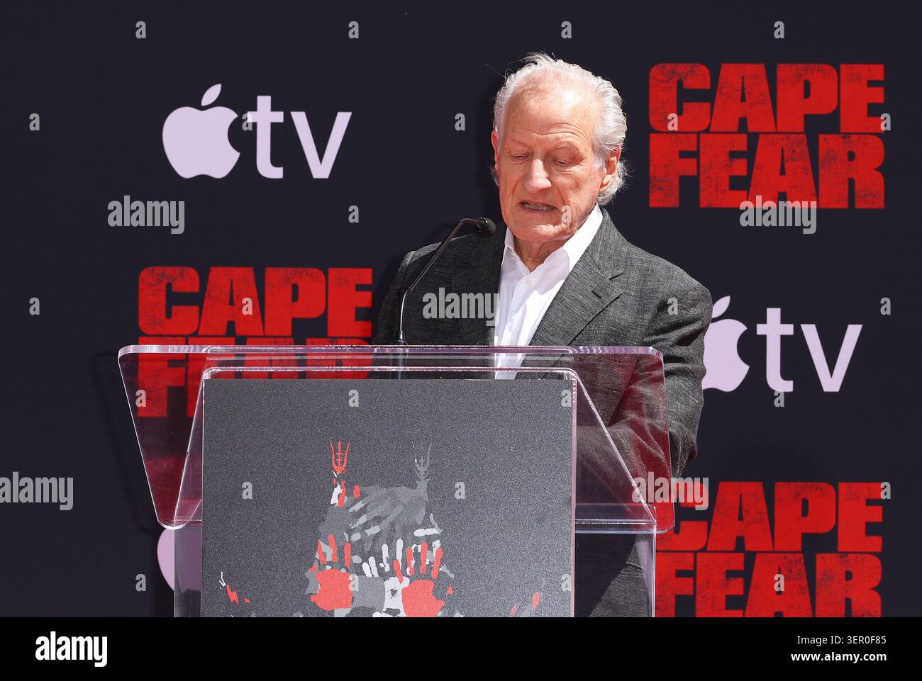Michael Mann arrives at Javier Bardem Hand and Footprint Ceremony held ...