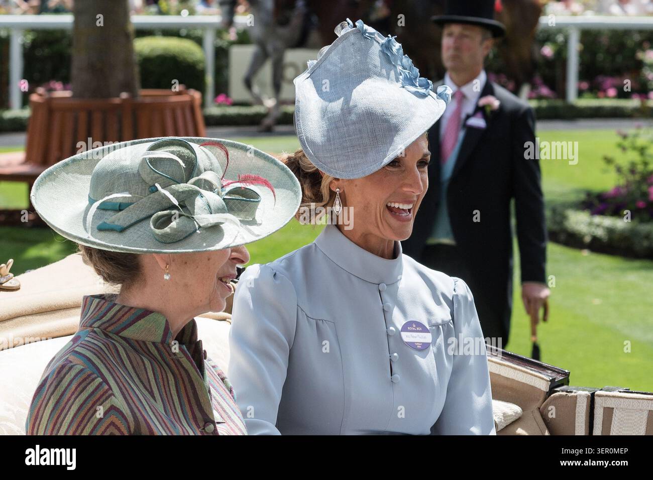 Ascot, Berkshire, UK. 16th June, 2026. Anne, Princess Royal and Harriet ...