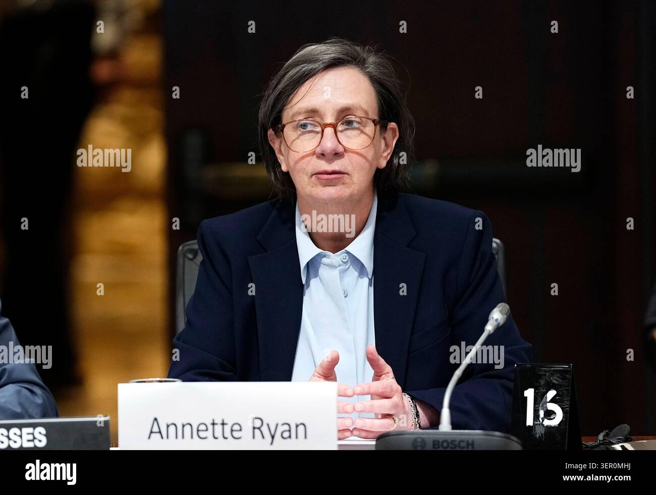 Parliamentary Budget Officer Annette Ryan prepares to appear at the ...
