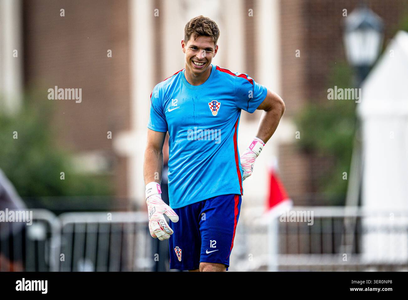 DALLAS - Croatia goalkeeper Ivor Pandur during the 2026 World Cup ...