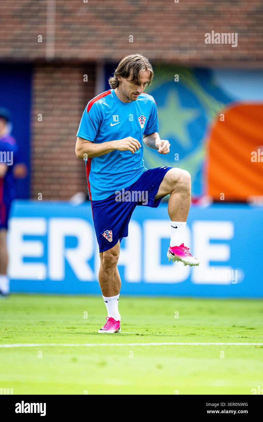 DALLAS - Luka Modric of Croatia during the 2026 World Cup, Croatia ...
