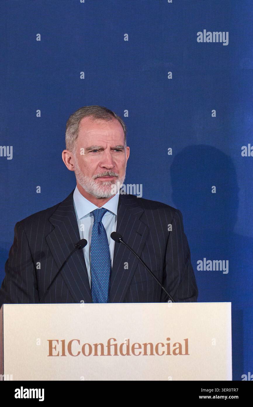 King Felipe VI of Spain attends 25th anniversary of the newspaper 'El ...