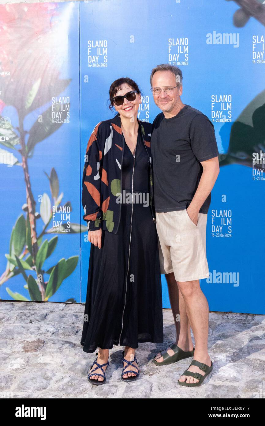 Actress Maggie Gyllenhaal is a special guest at the Slano Film Festival ...