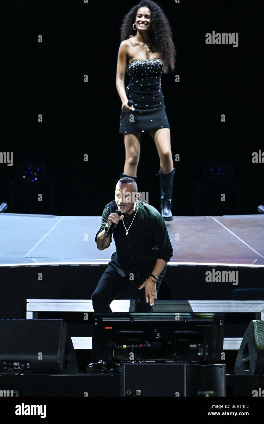 Eros Ramazzotti during the Una Storia Importante World Tour 2026, at ...