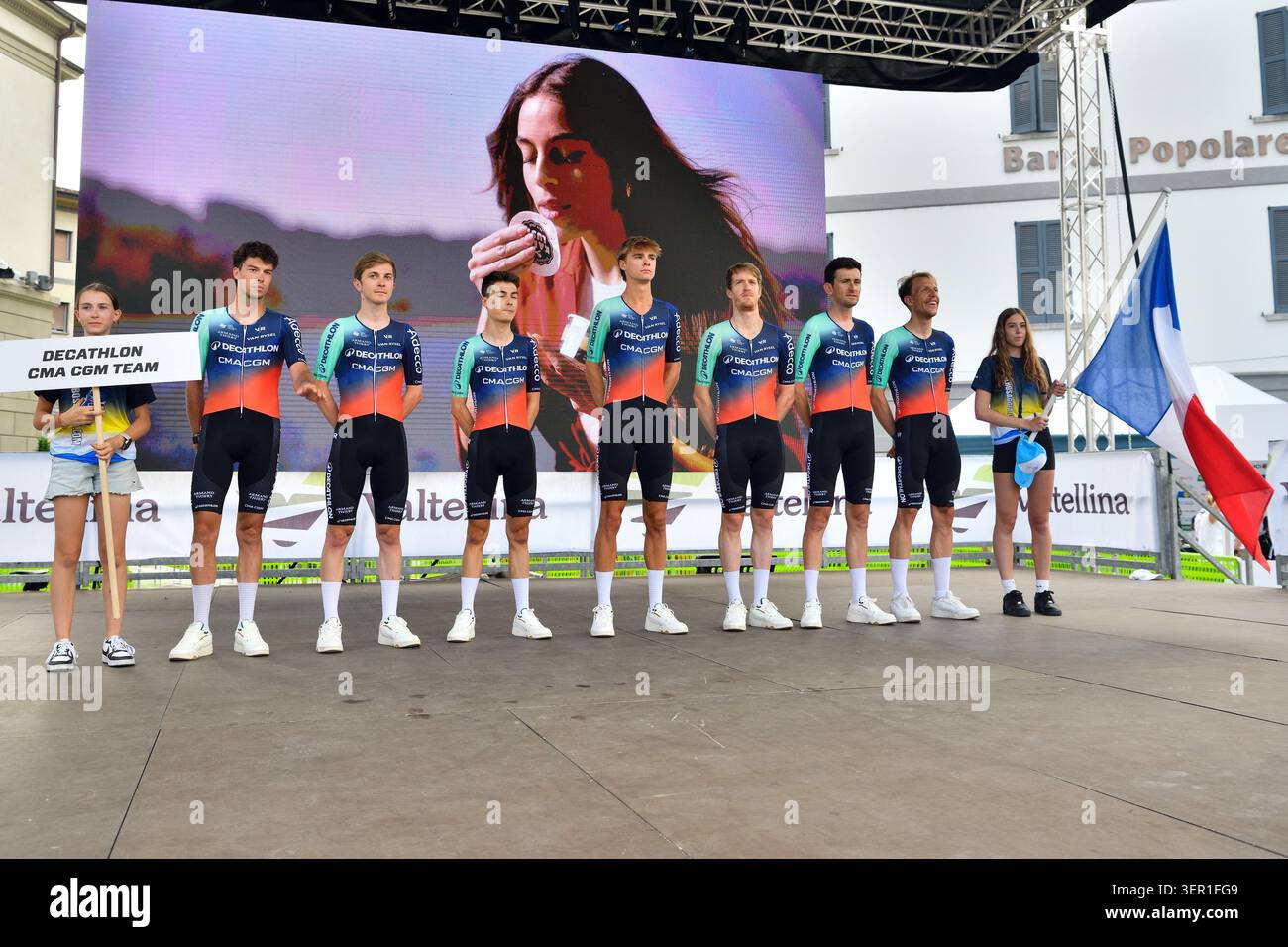 IPA85763236 - DECATHLON CMA CGM TEAM during the Tour de Suisse - Team ...