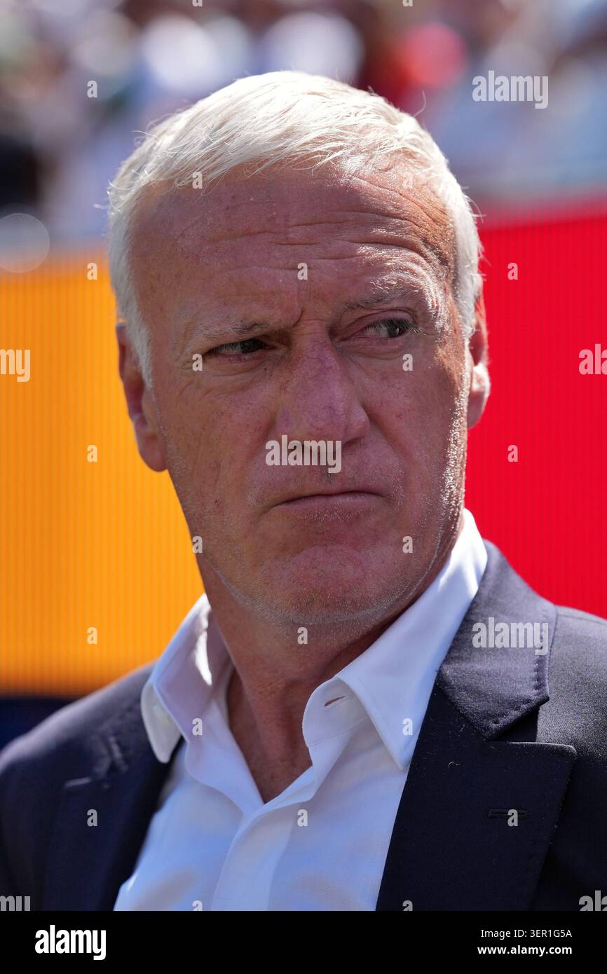 IPA85763387 - Didier Deschamps, head coach of France, during the France ...