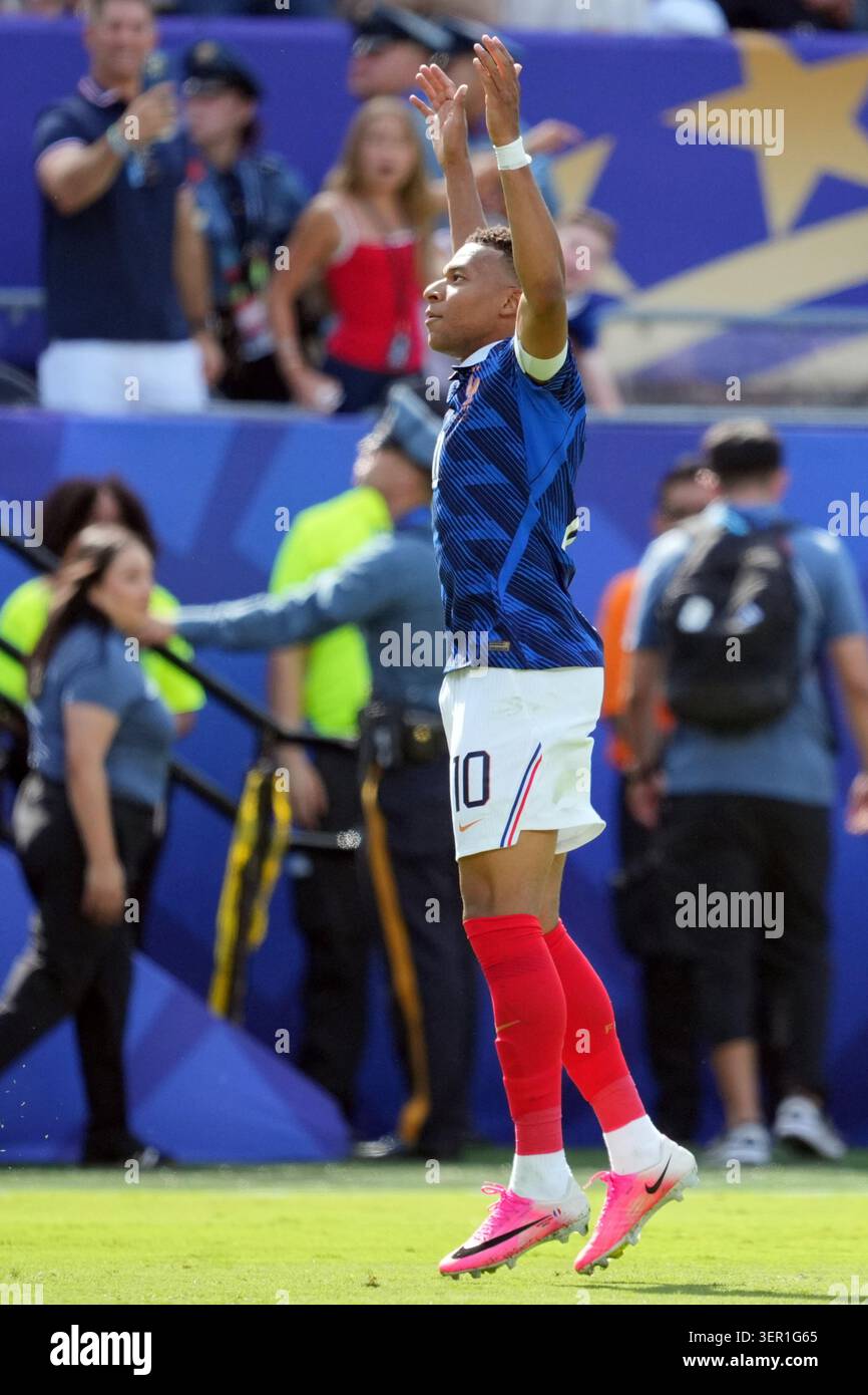 IPA85763399 - Kylian Mbappé of France celebrates after scoring a goal ...