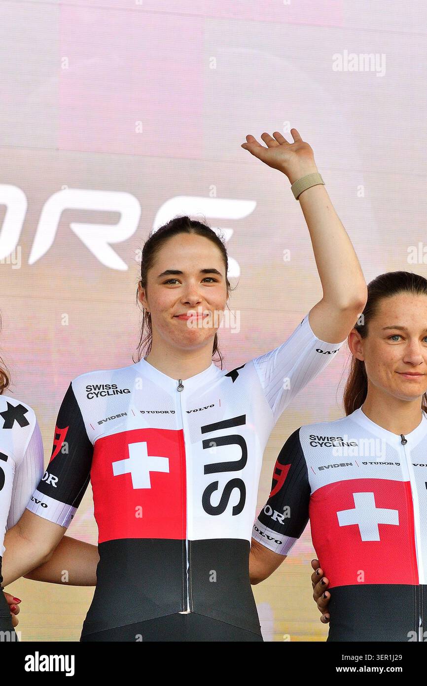IPA85763514 - LEU Lorena (CHI/SWISS CYCLING) during the Tour de Suisse ...