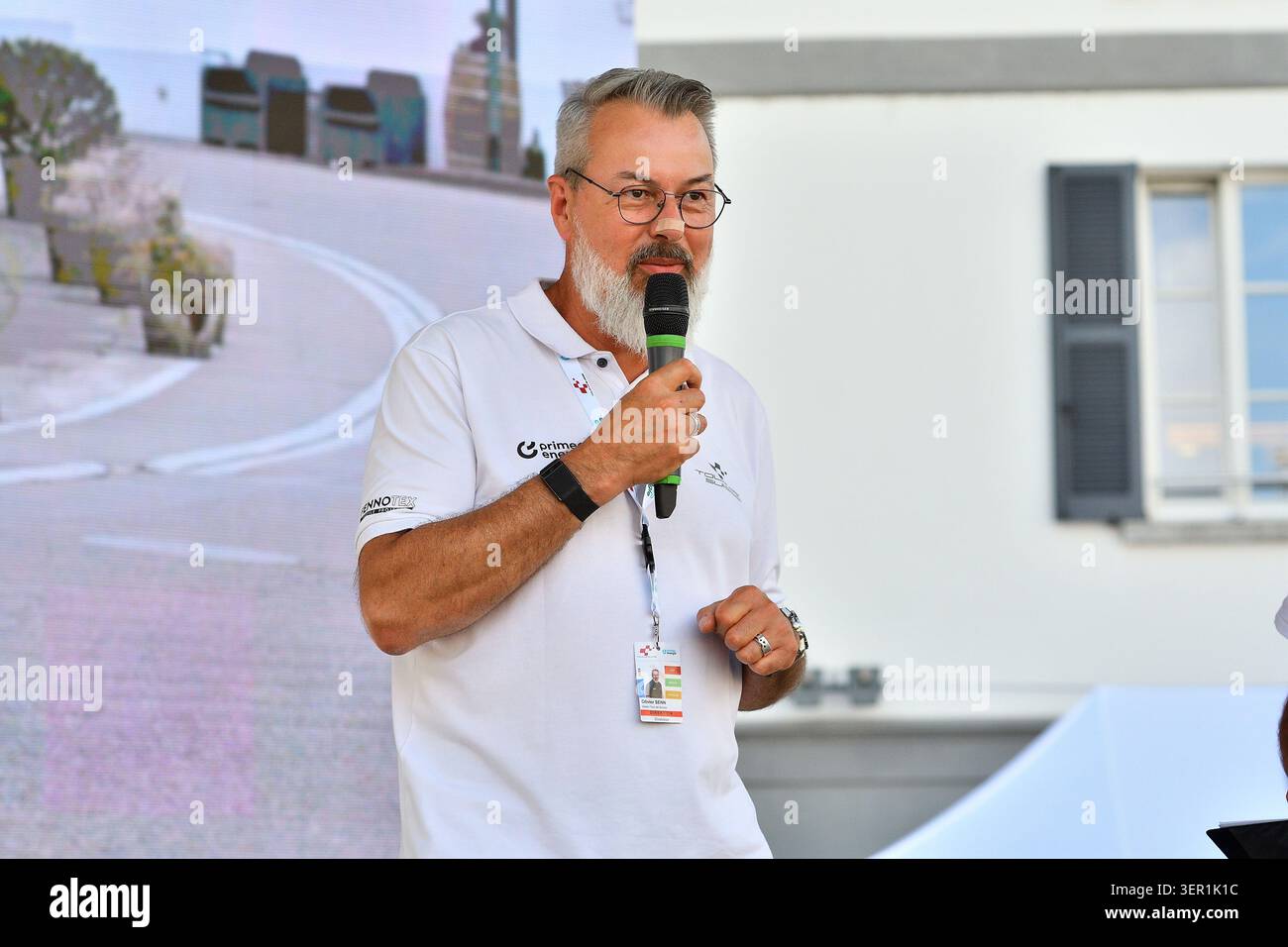 IPA85763413 - Olivier Senn, Race Director for the Tour de Suisse - Team ...