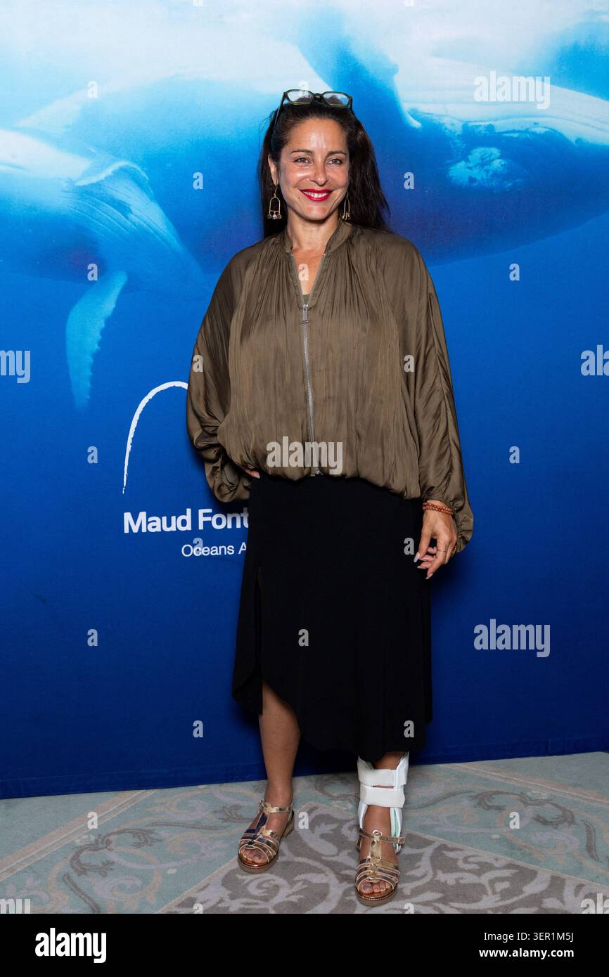 Audrey Dana attends 'Maud Fontenoy Foundation's Ocean' Gala at Le ...
