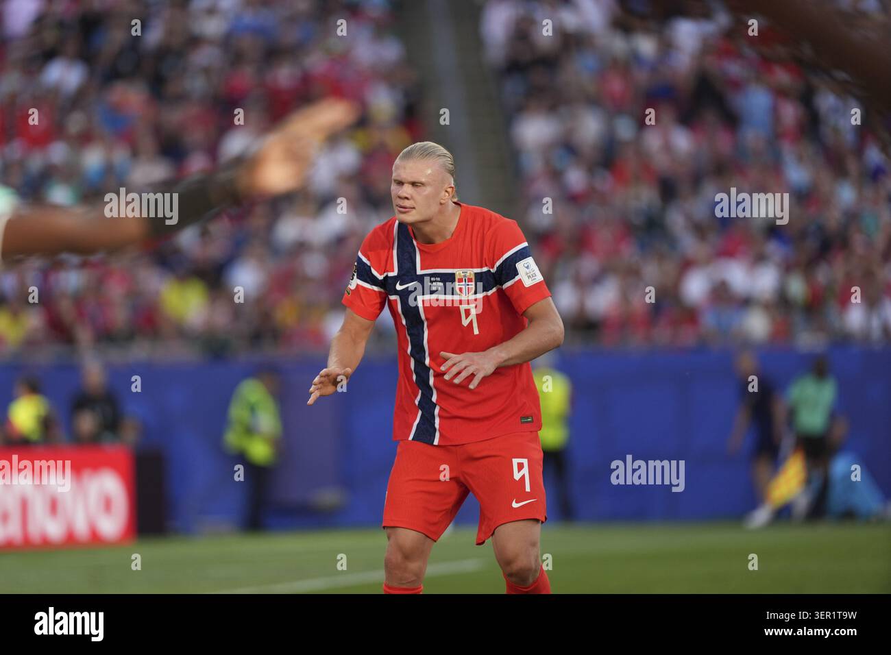 BOSTON, MA - 16.06.2026: IRAQ VS. NORWAY - Erling Haaland of Norway ...