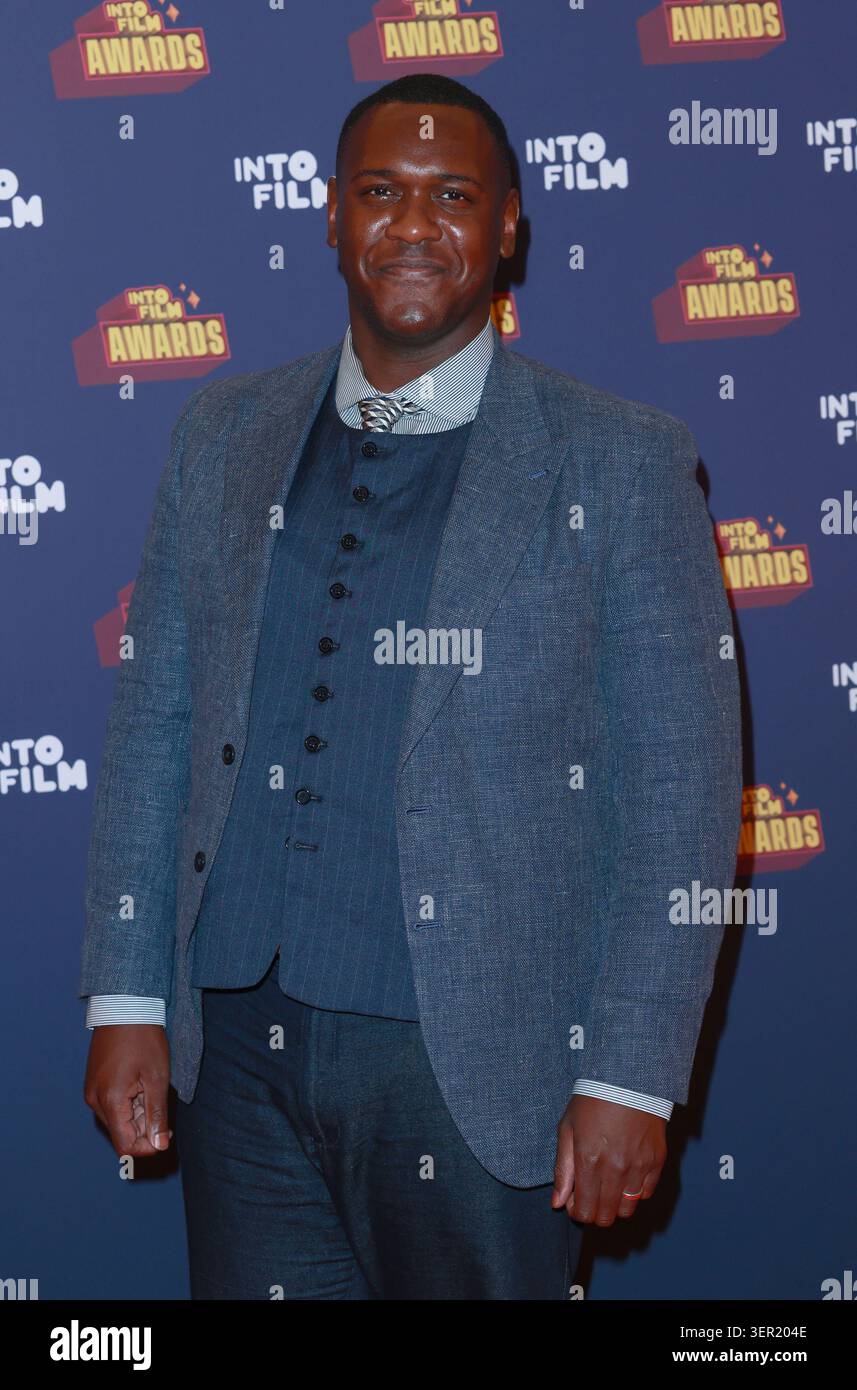Abubakar Salim seen attending the Into Film Awards 2026 at Odeon Luxe ...