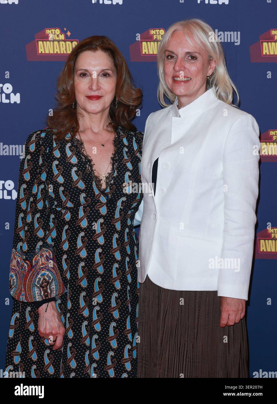 Barbara Broccoli and Fiona Evans seen attending the Into Film Awards ...