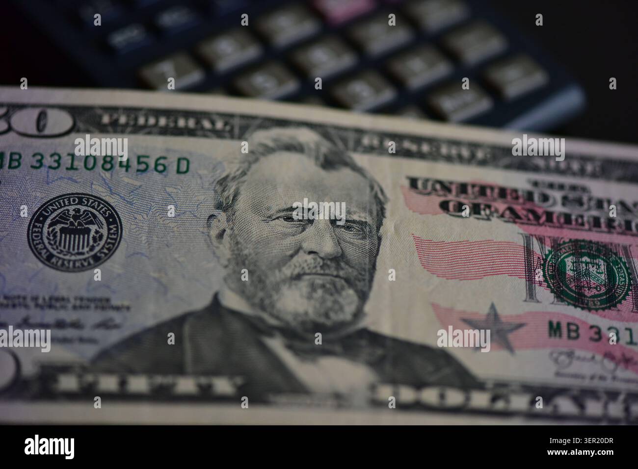 FUYANG, CHINA - JUNE 17, 2026 - The US dollar banknotes captured in ...