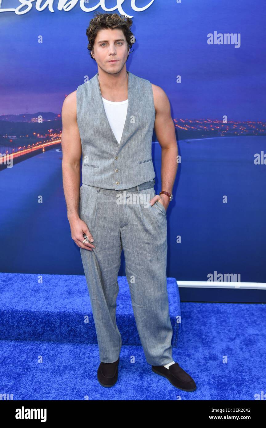 Lukas Gage arrives at the premiere of "Voicemails for Isabelle" on ...