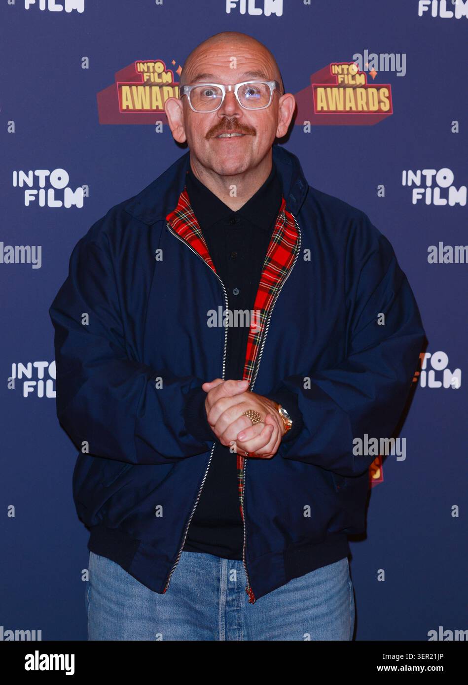 Nick Frost seen attending the Into Film Awards 2026 at Odeon Luxe ...