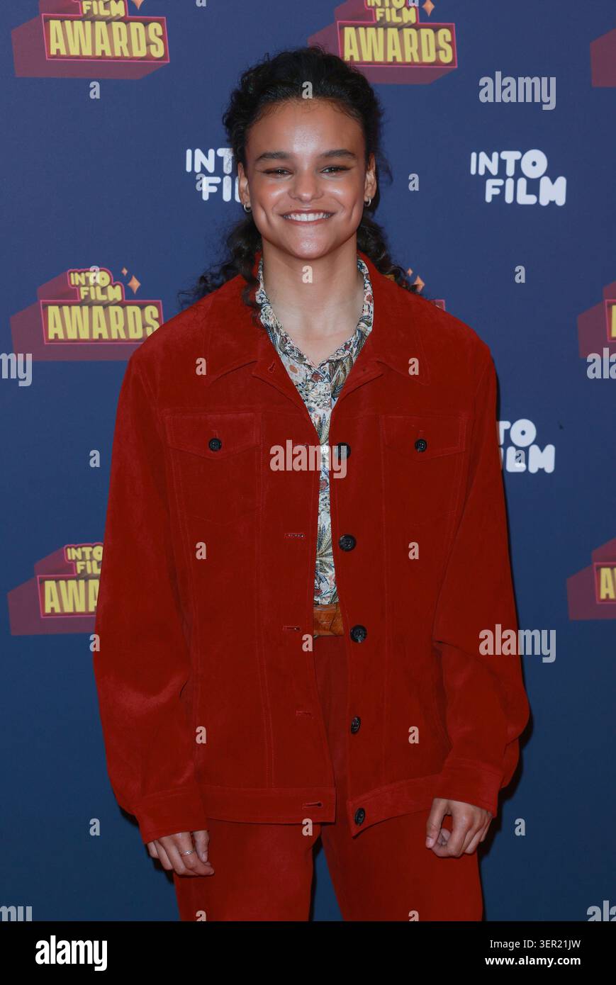 Chloe Lea seen attending the Into Film Awards 2026 at Odeon Luxe ...