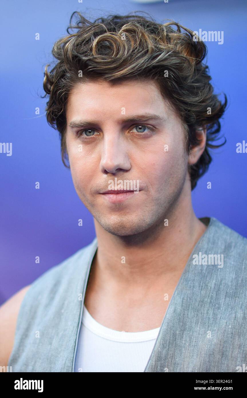 Lukas Gage arrives at the premiere of "Voicemails for Isabelle" on ...