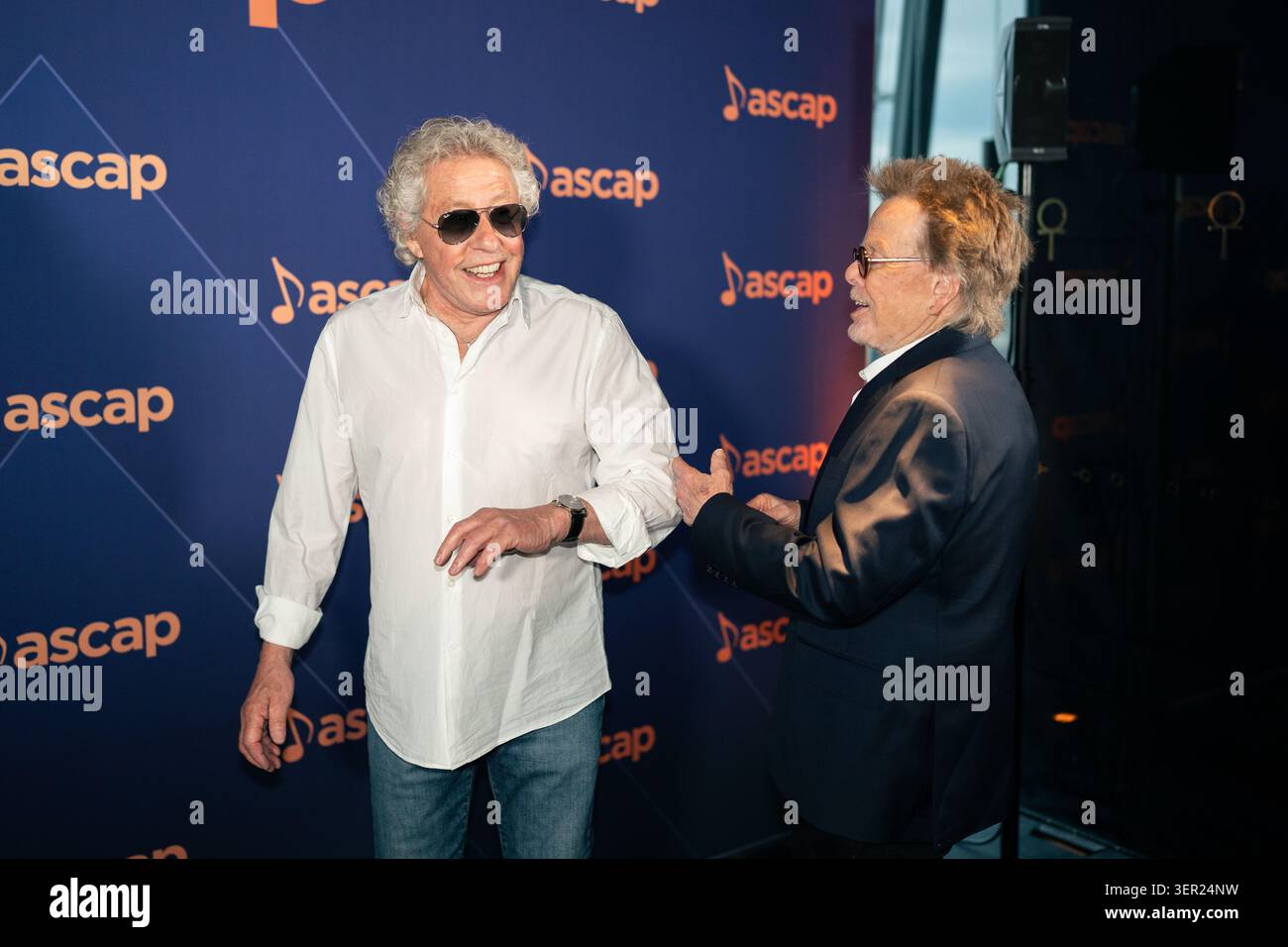 (L-R) Roger Daltrey, Paul Williams attend the ASCAP London Celebration ...